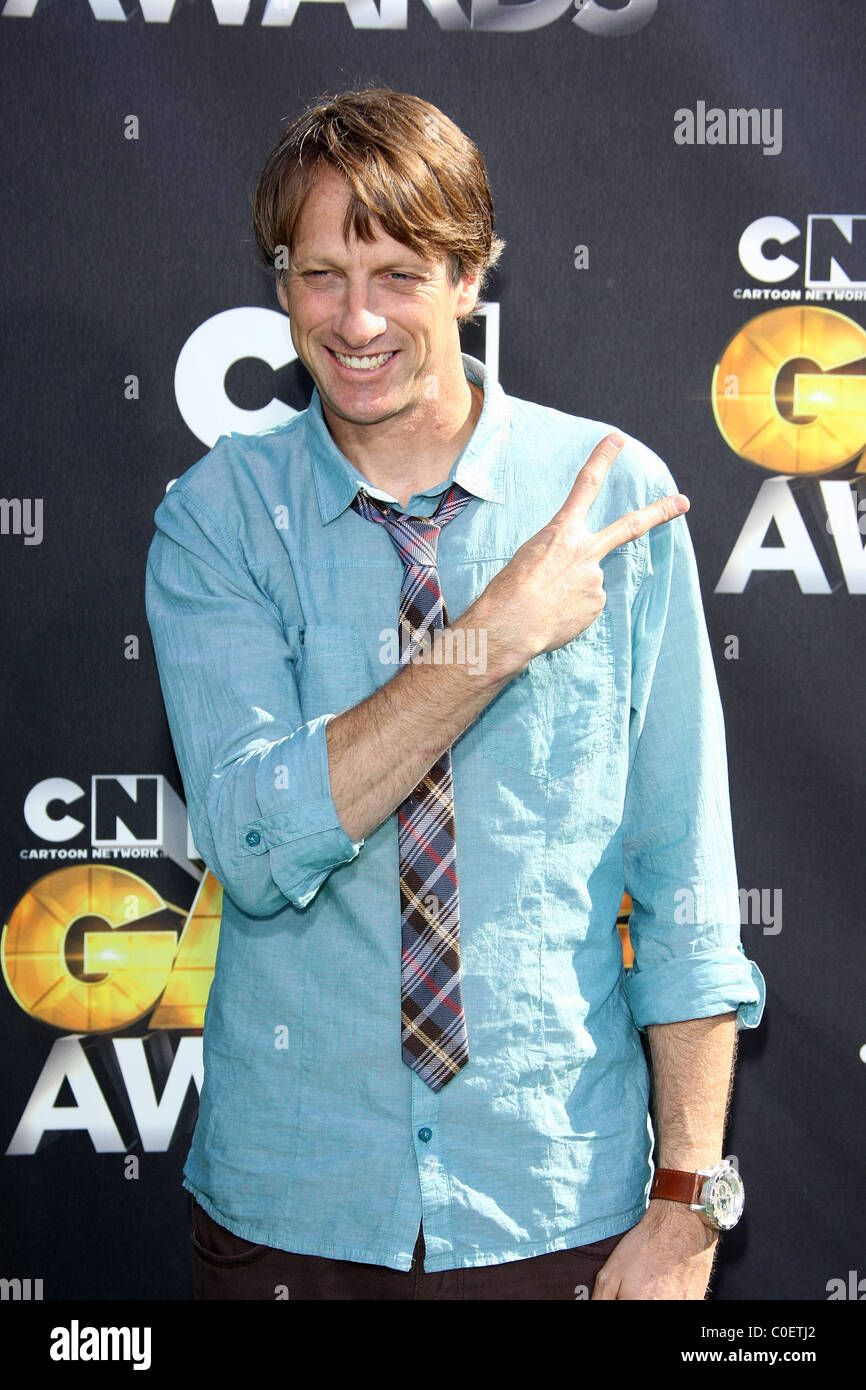 TONY HAWK HALL OF GAME AWARDS CARTOON NETWORK SANTA MONICA LOS ANGELES ...