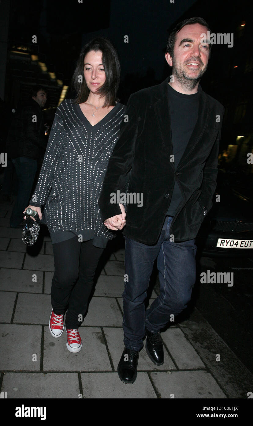 Mary McCartney and husband Alistair Donald leaving Claridges hotel ...