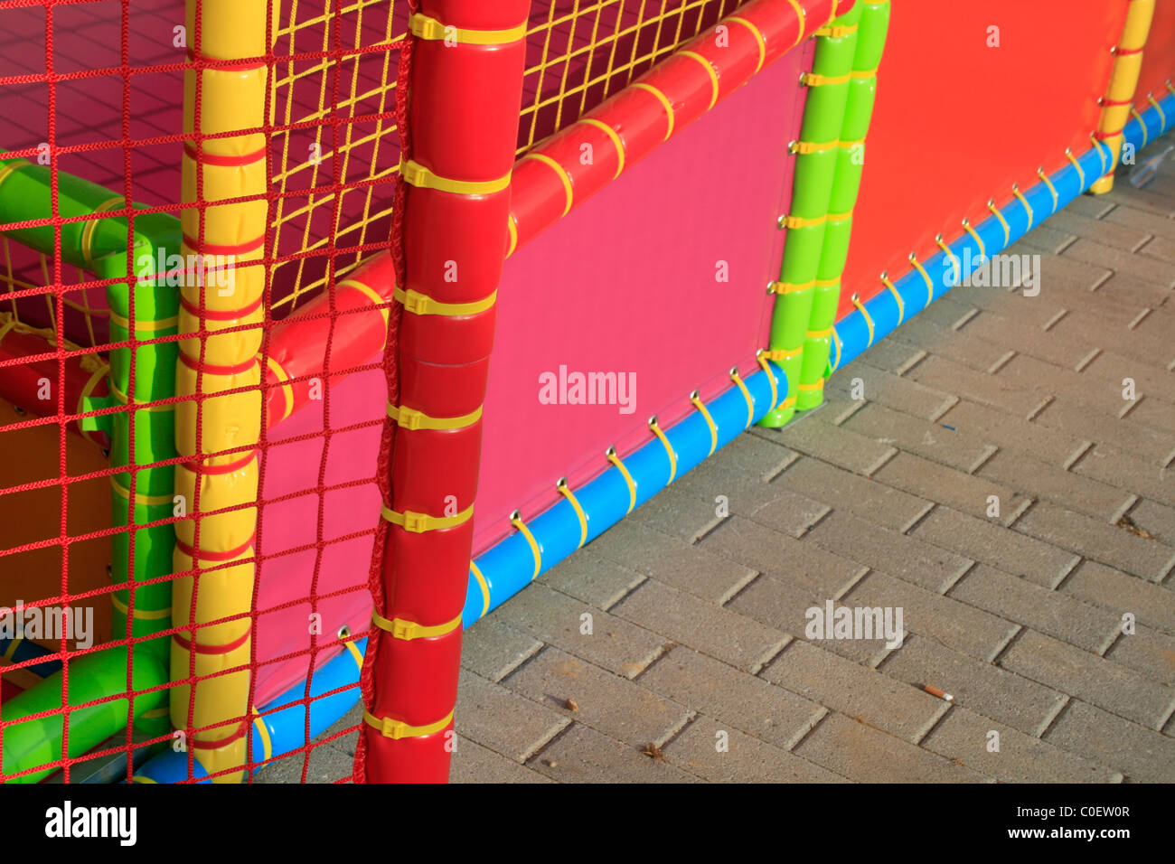 detail of colourful children play area Stock Photo - Alamy