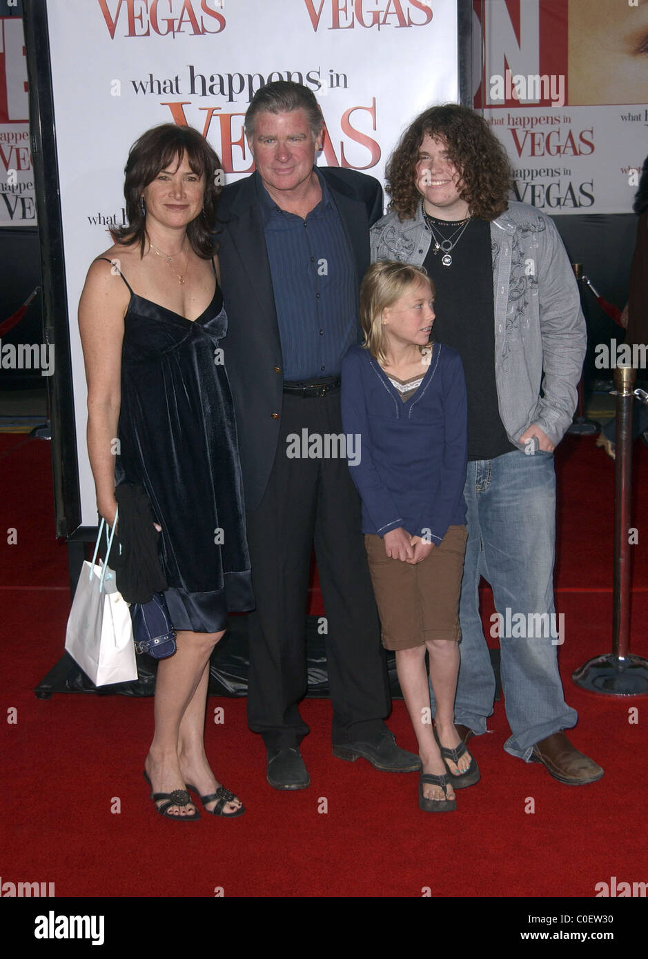 Treat Williams with his wife Pam Van Sant, son Gill Williams and ...