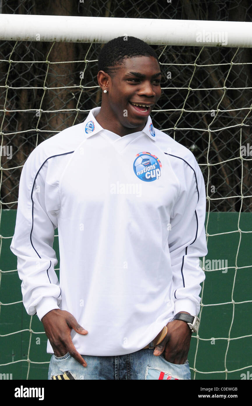Manchester City and England defender Micah Richards announces the ...