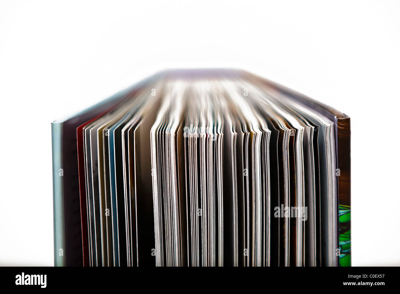 Open standing book Stock Photo - Alamy