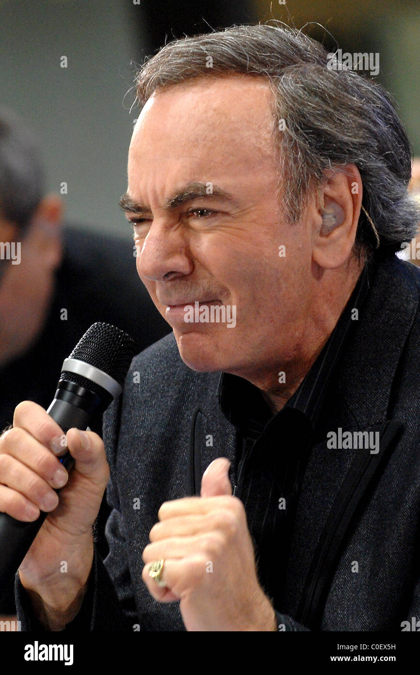 Neil Diamond performs live on NBC's 'The Today Show' Toyota Concert ...