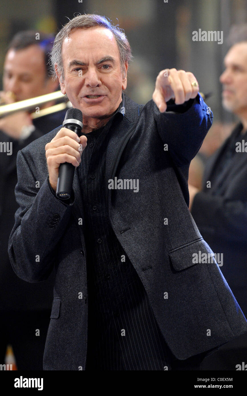 Neil Diamond performs live on NBC's 'The Today Show' Toyota Concert ...