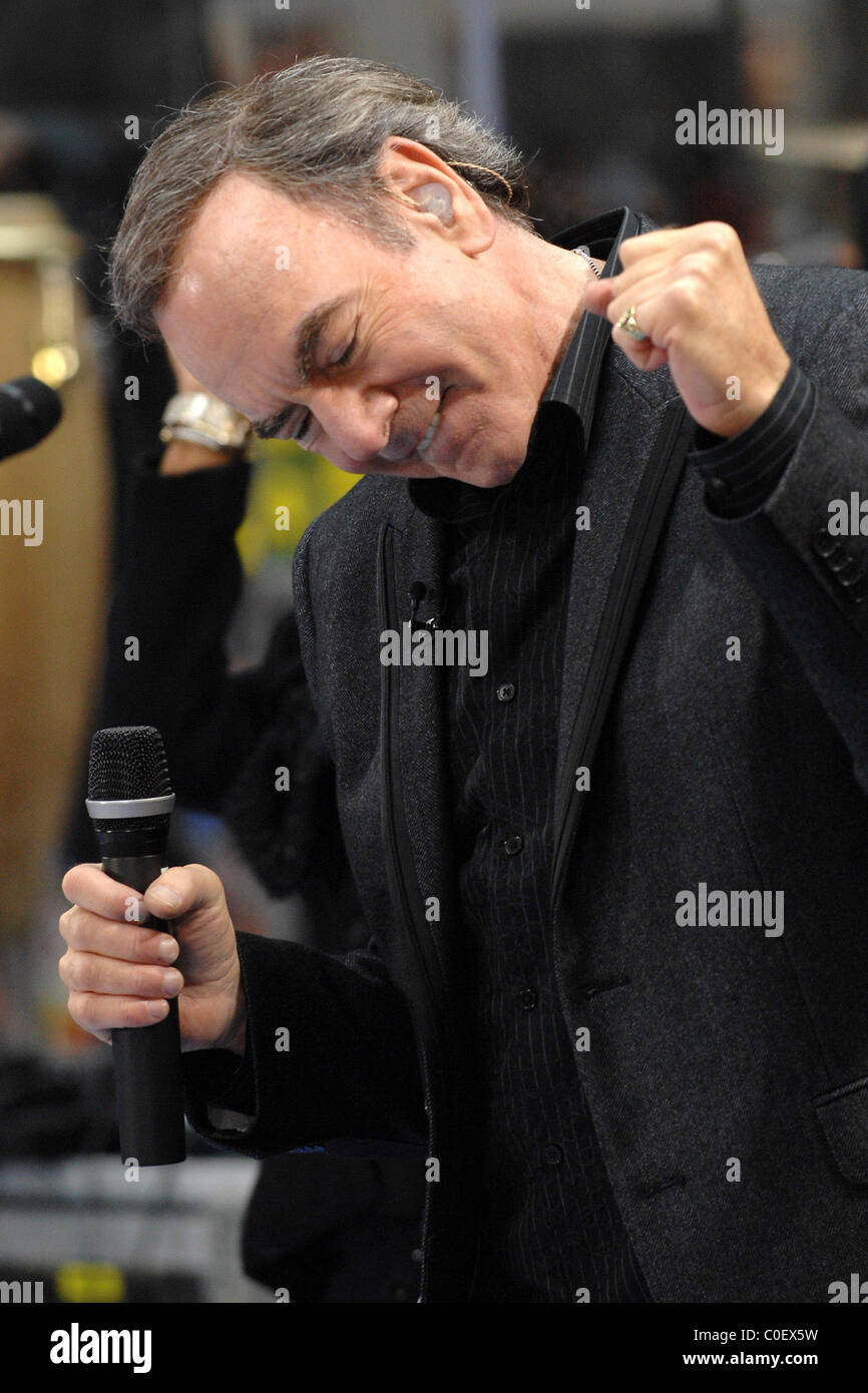 Neil Diamond performs live on NBC's 'The Today Show' Toyota Concert ...