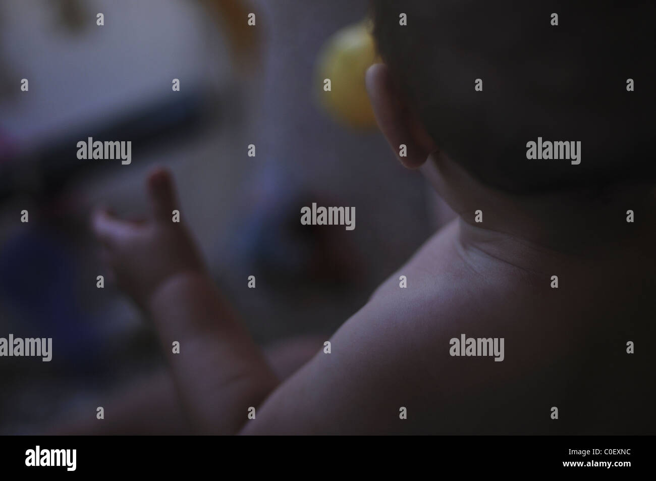 Toddler rear view Stock Photo - Alamy