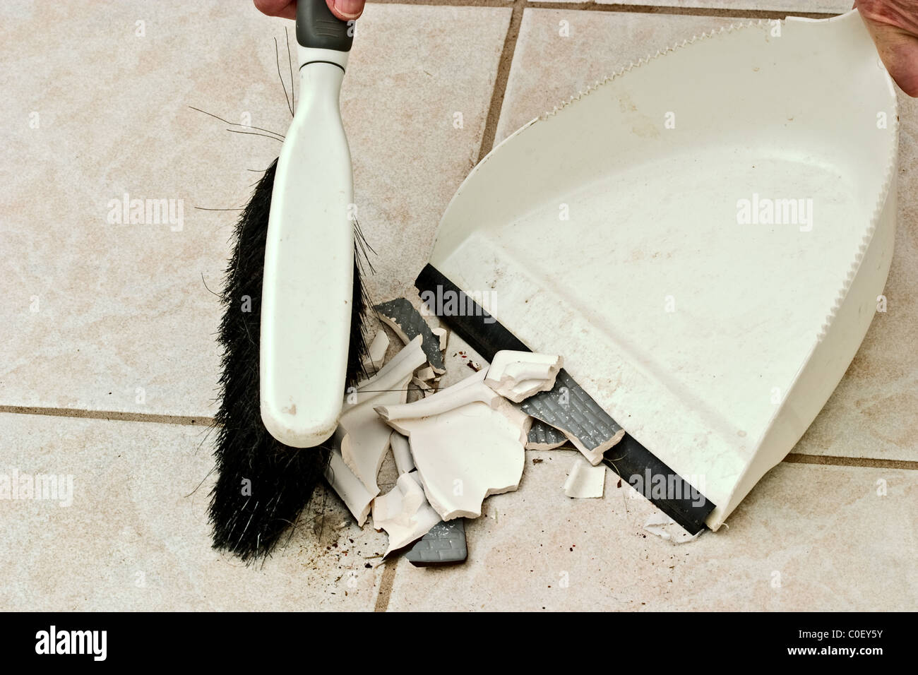 Sweep the floor woman hi-res stock photography and images - Alamy