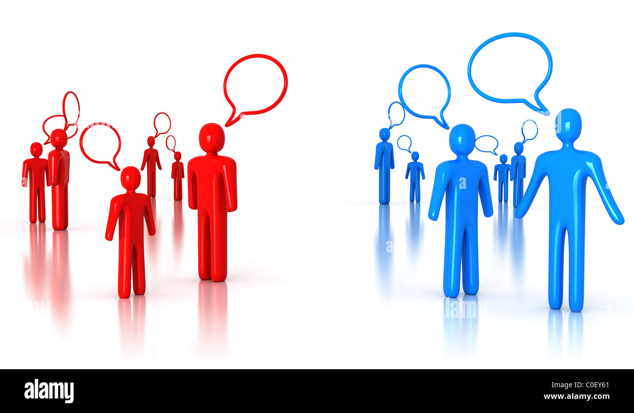 People talking abstract hi-res stock photography and images - Alamy