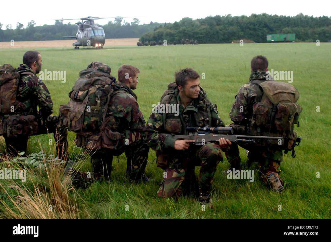 The Pathfinder Platoon during training Stock Photo - Alamy
