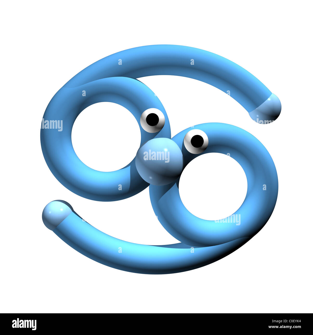 Man's dark blue zodiac signs, the front view, 3d, it is isolated ...
