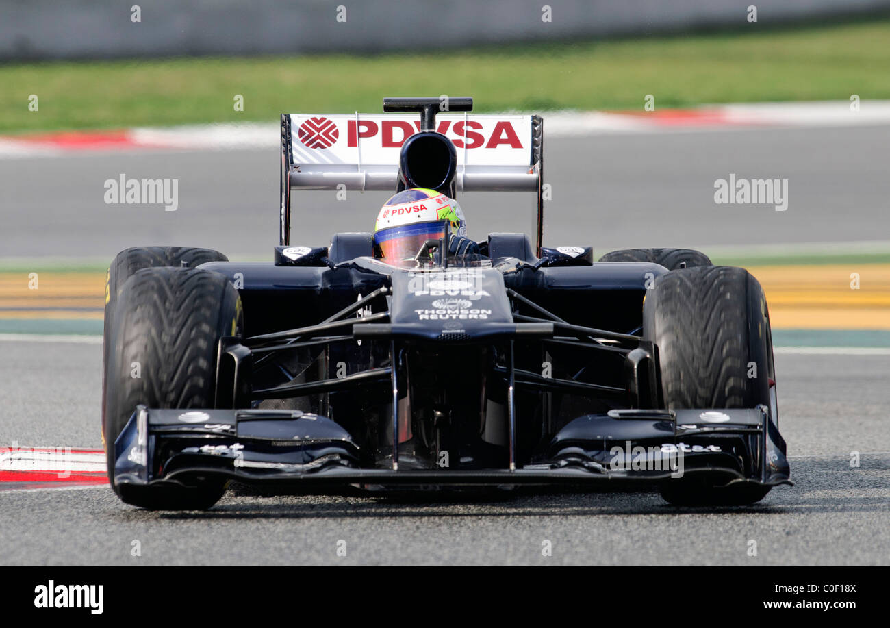 Pastor Maldonado (VEN) in the Williams FW33 Formula One racecar Stock ...