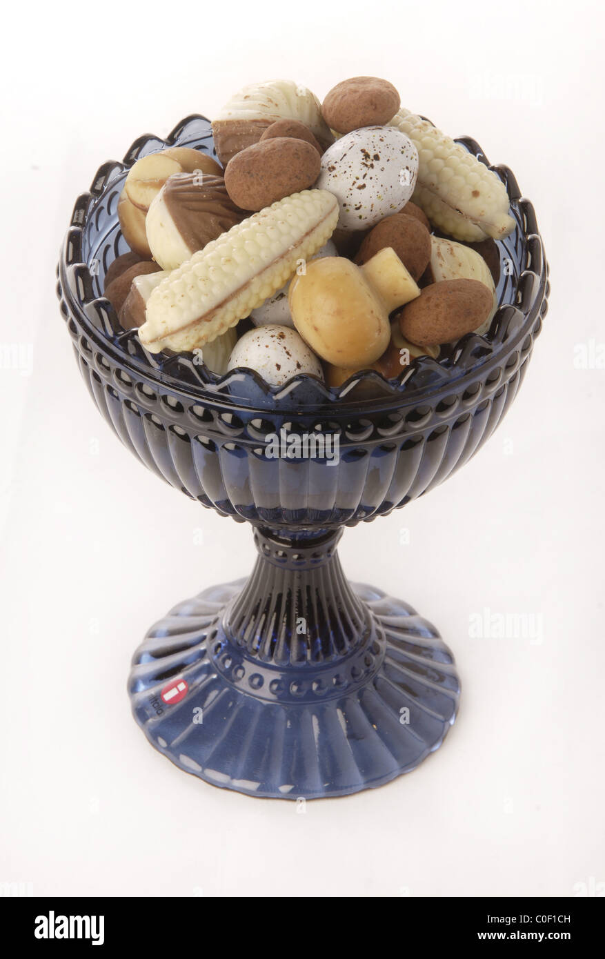 bowl of chocolate shaped vegetables Stock Photo - Alamy