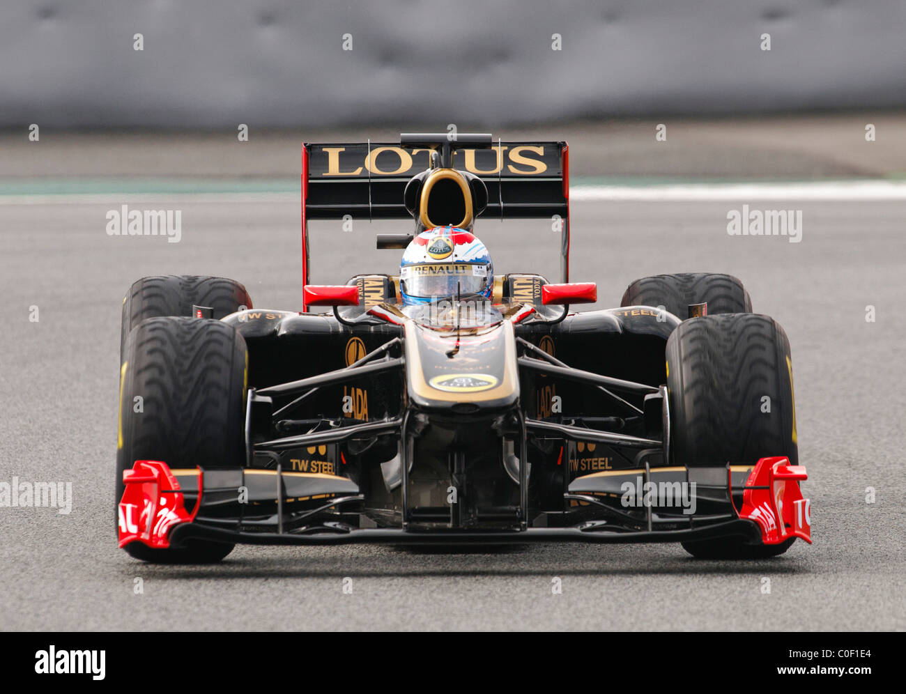 Vitaly Petrov (RUS) in the Renault R31 Formula One racecar Stock Photo ...