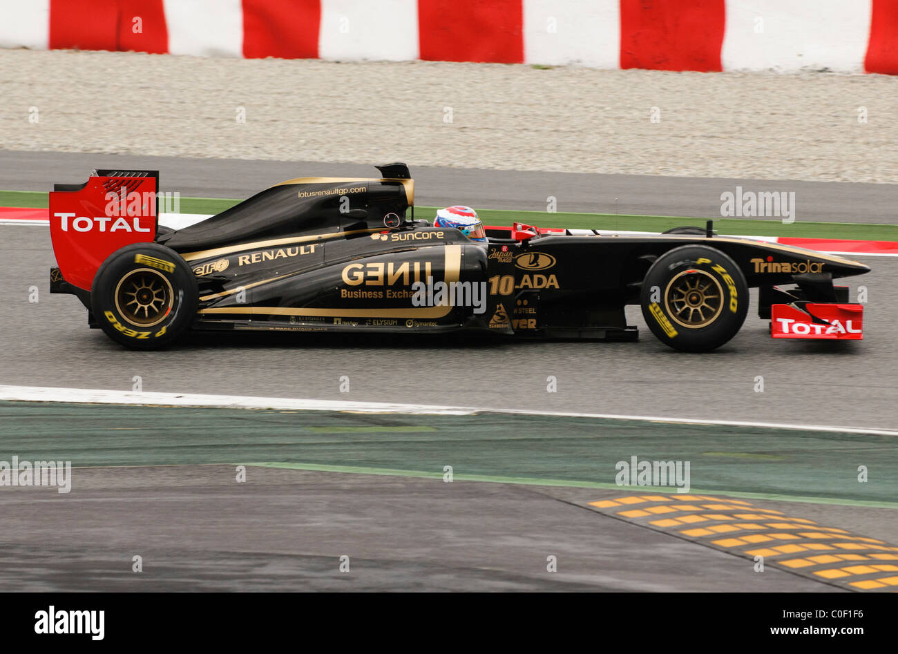 Vitaly Petrov (RUS) in the Renault R31 Formula One racecar Stock Photo ...