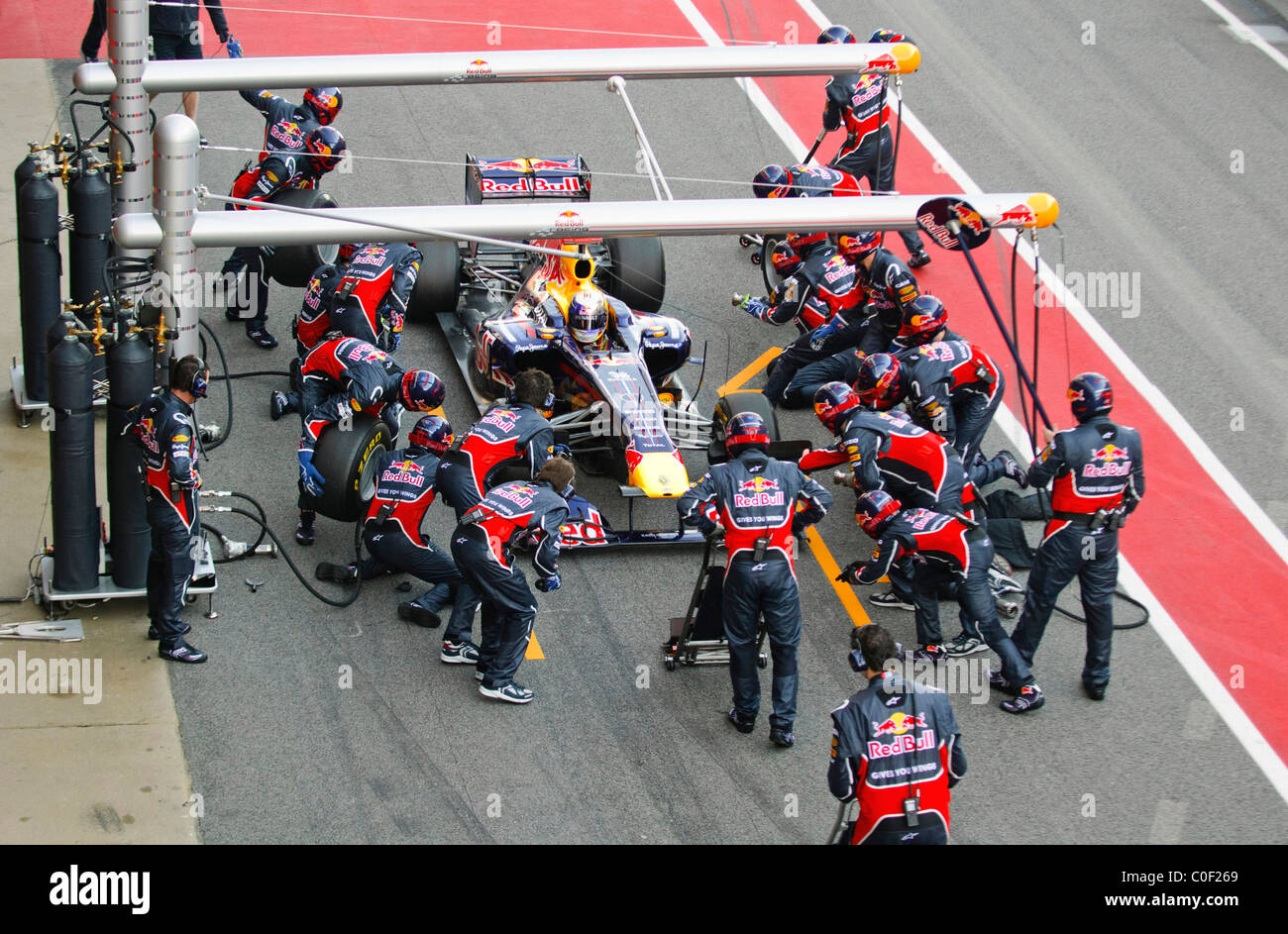 Pit Crew Red Bull Formula High Resolution Stock Photography and Images ...