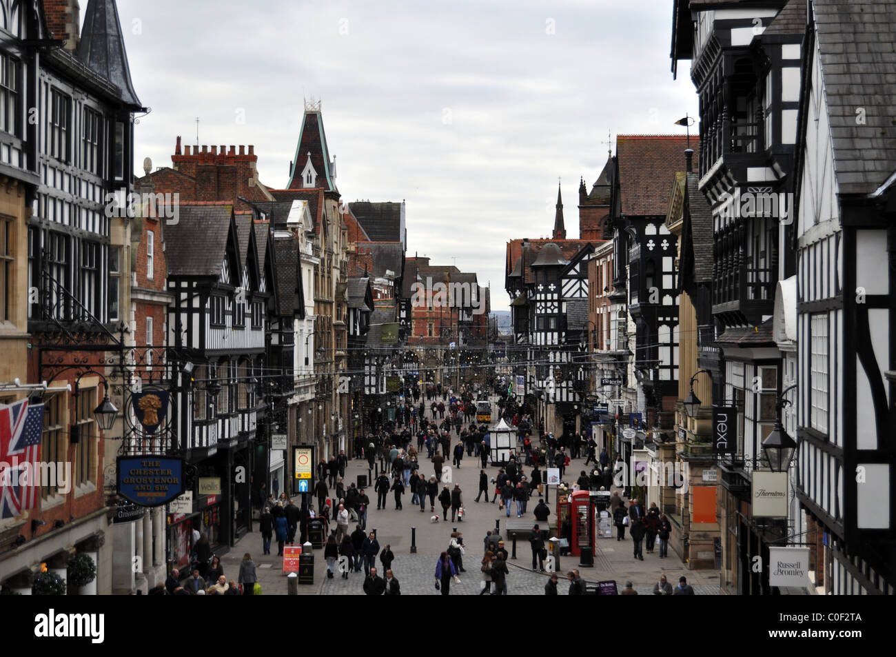 Foregate Street, Chester Stock Photo - Alamy