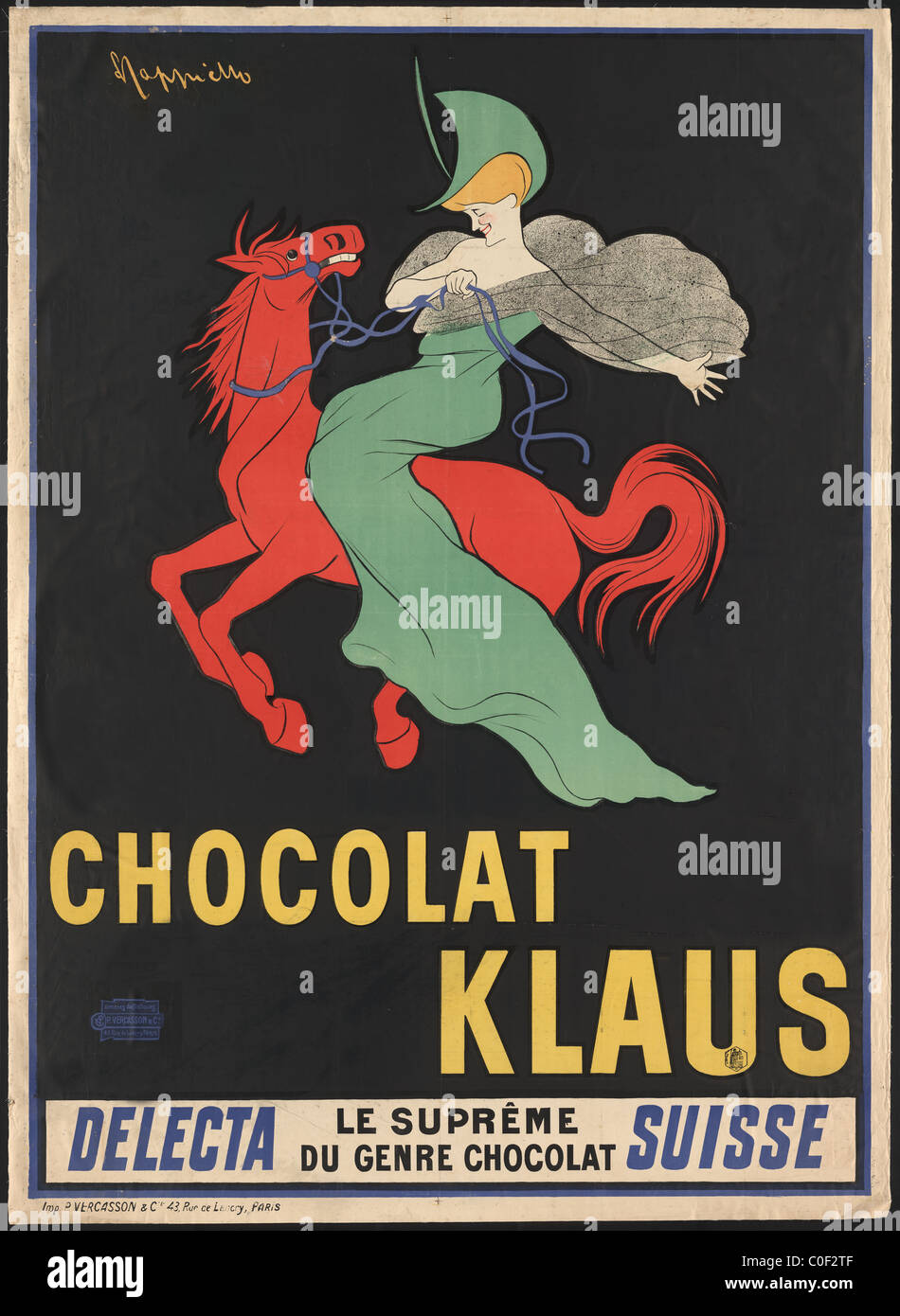 Swiss chocolate poster hi-res stock photography and images - Alamy