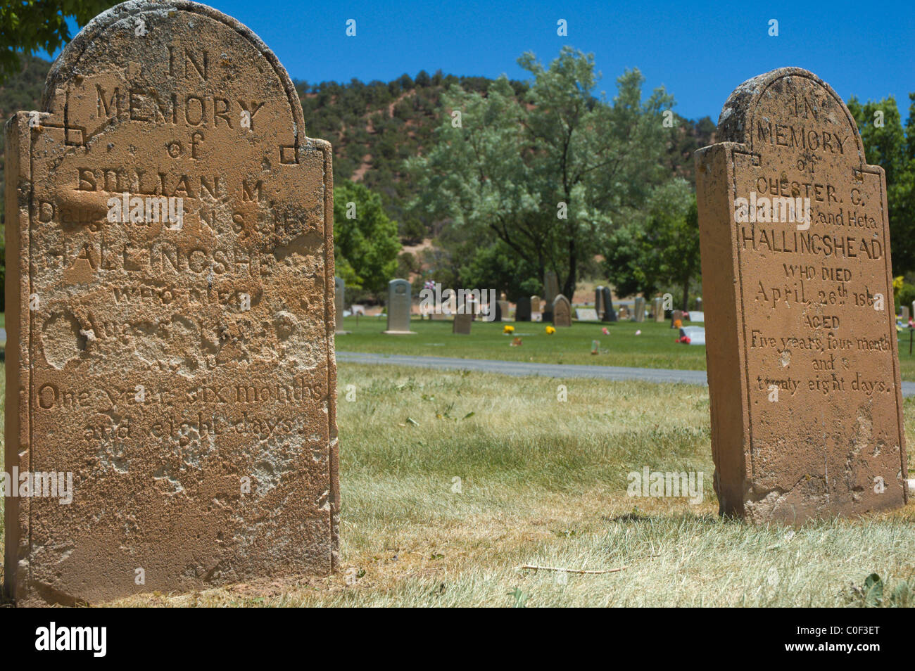 Historic cemetery, Parowan, Utah, USA Stock Photo - Alamy