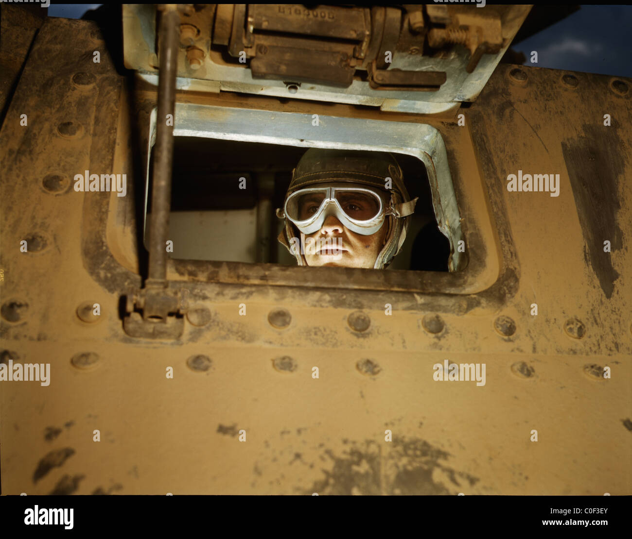 Tank driver, Ft.Knox, Kentucky. June 1942. World War II Transfer from ...