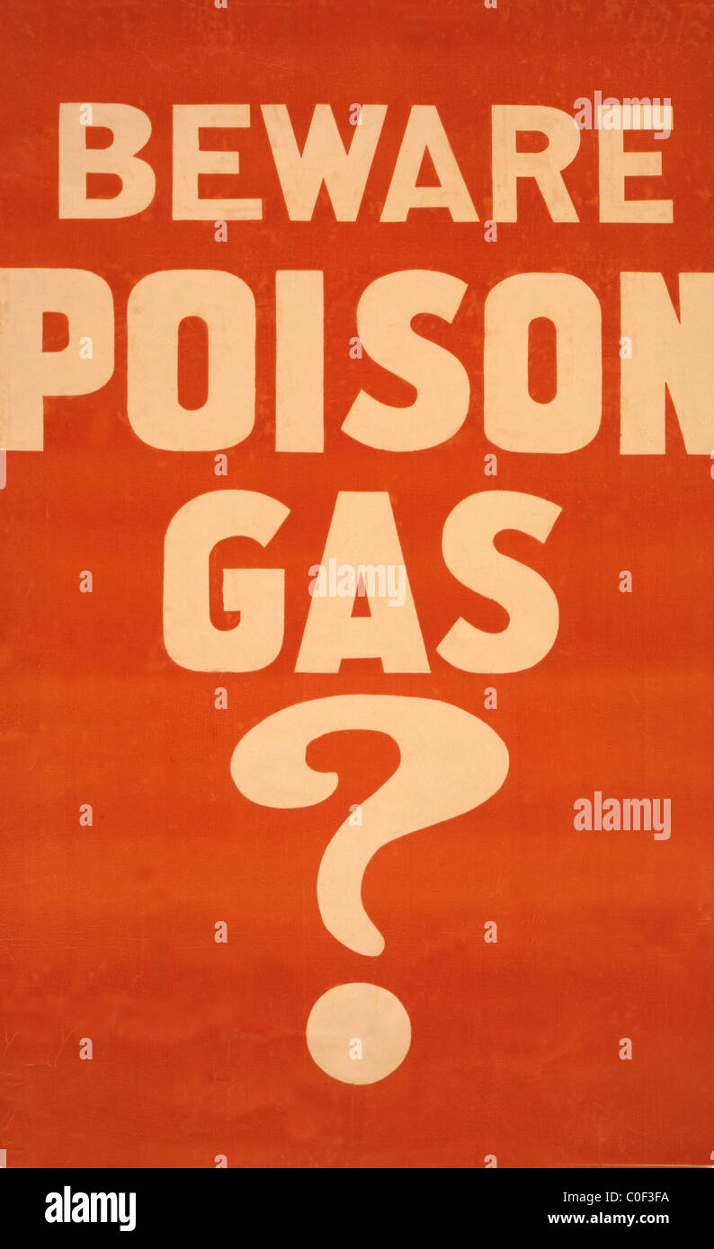 Poison gas world war one hi-res stock photography and images - Alamy