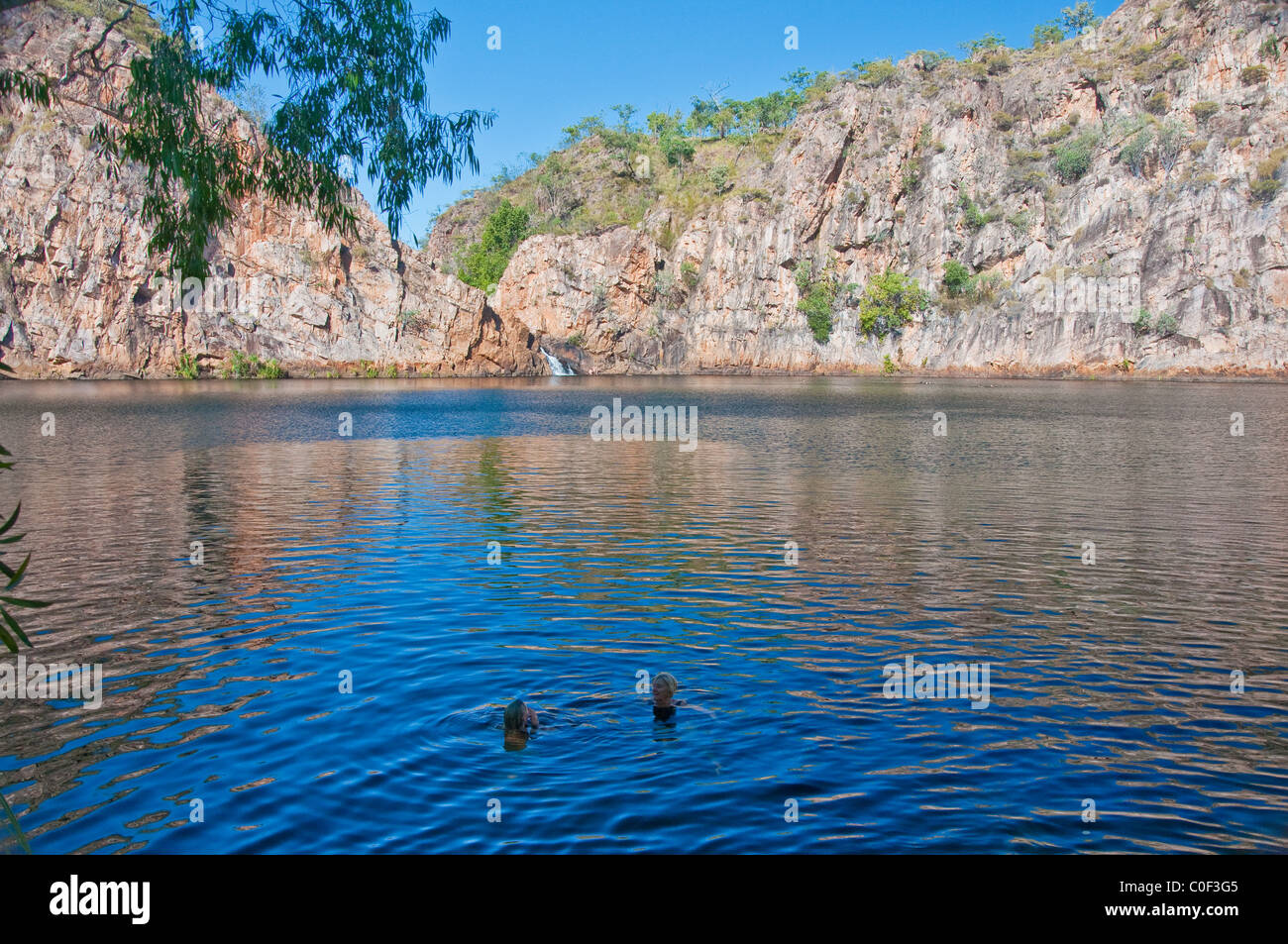 wide river in the australian outback, northern territory Stock Photo ...
