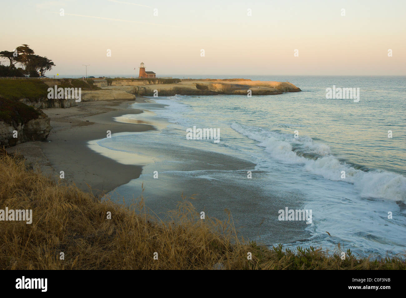 Ocean front at Santa Cruz, California, USA Stock Photo - Alamy