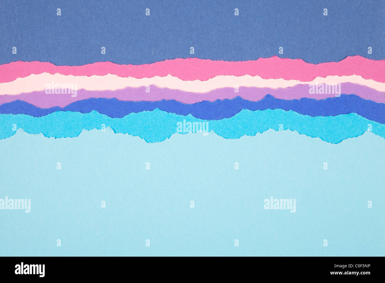 Colored torn paper Stock Photo - Alamy