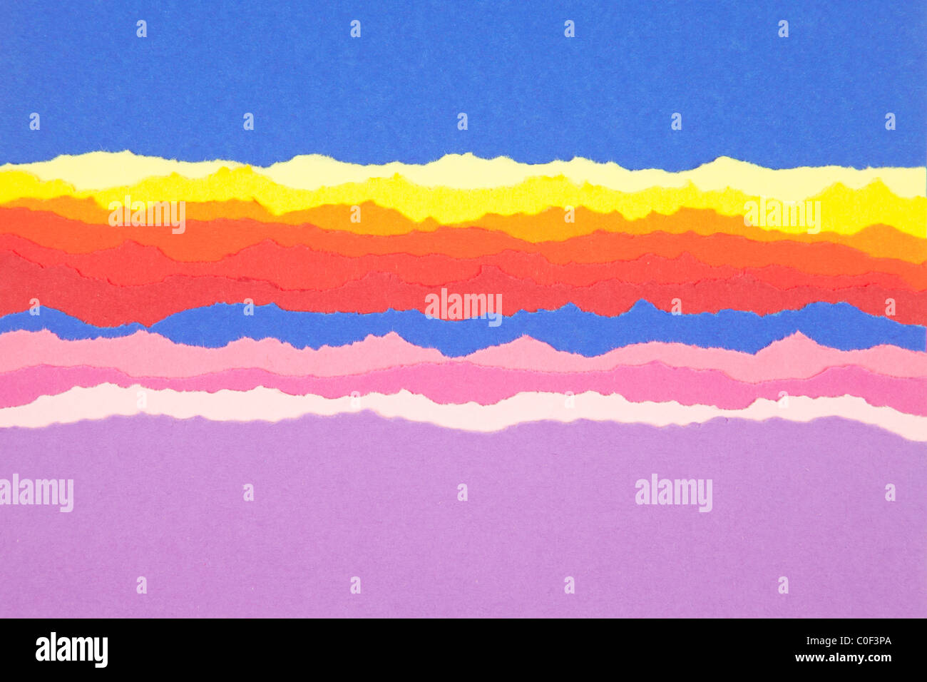 Colored torn paper Stock Photo - Alamy