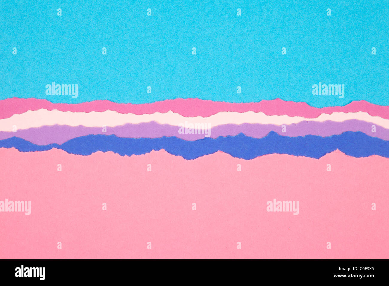 Colored torn paper Stock Photo - Alamy