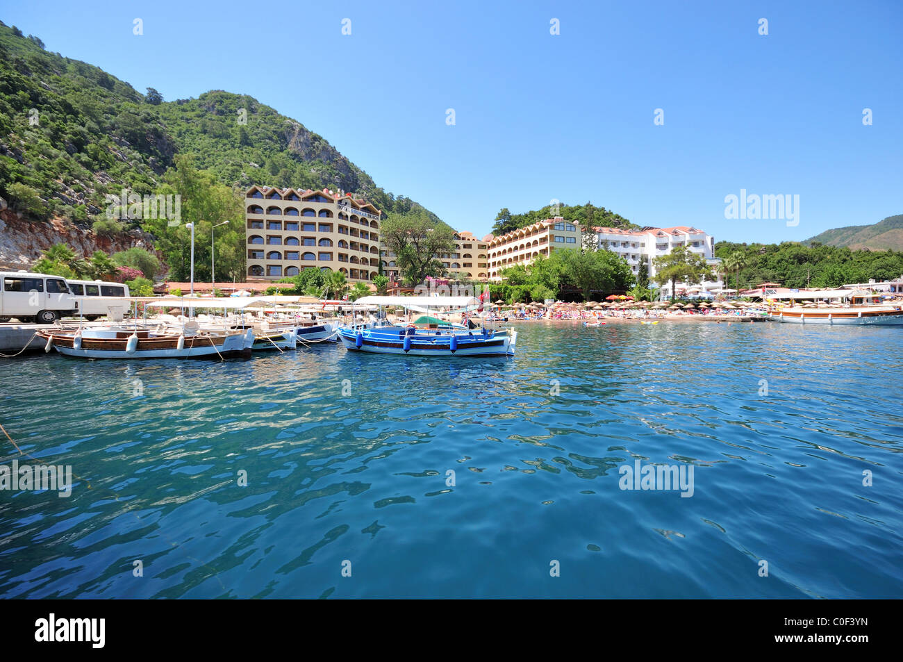Small harbour in Icmeler, Turkey, Europe Stock Photo - Alamy