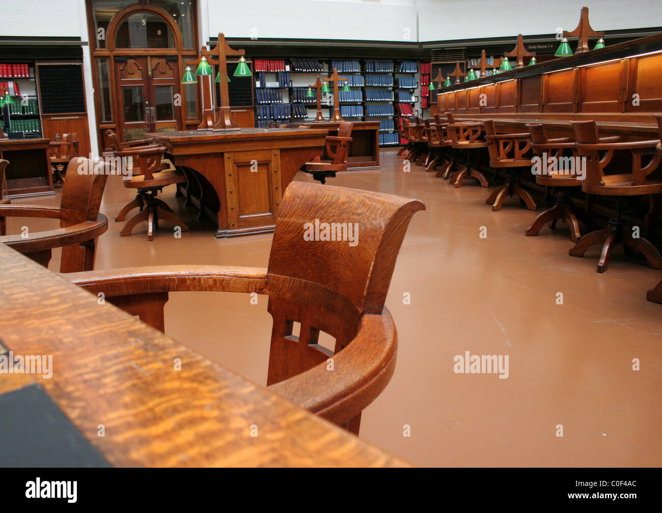 Interior of the State Library of Victoria, Melbourne, Victoria ...
