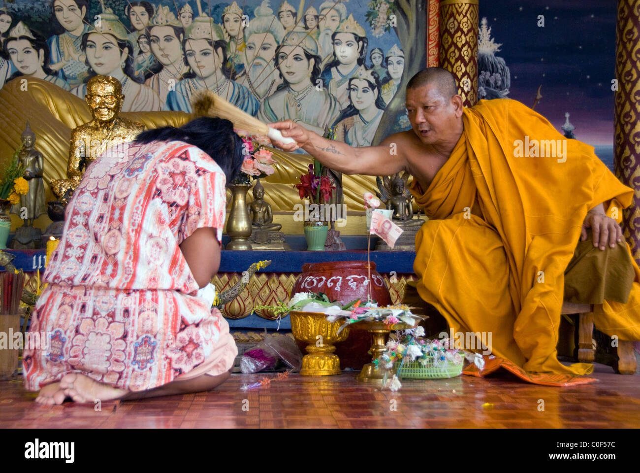 Monk fan hi-res stock photography and images - Alamy