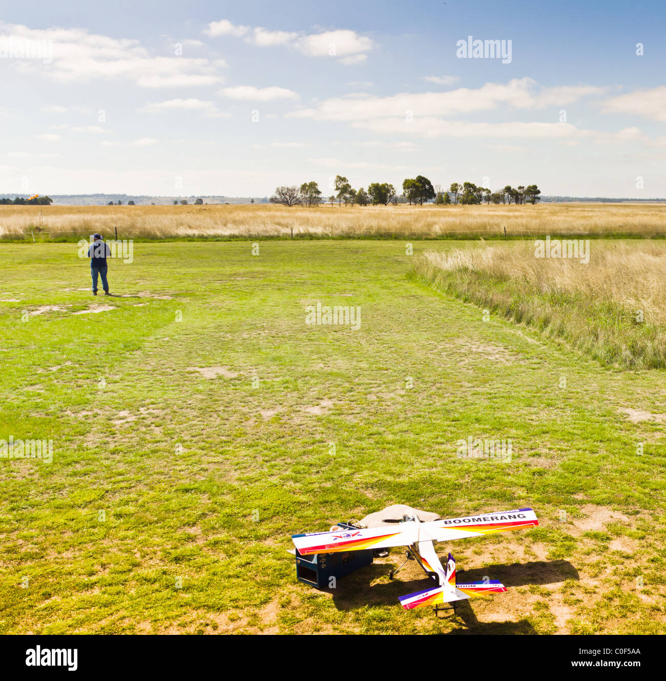 Men flying Radio Control Aircraft Stock Photo - Alamy