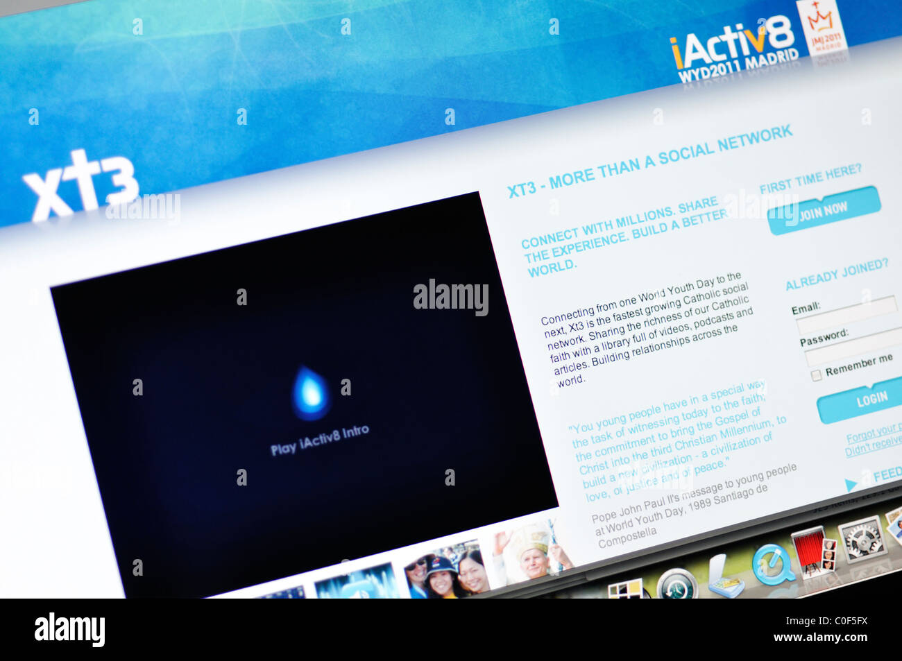 Website screen shot religious hi-res stock photography and images - Alamy