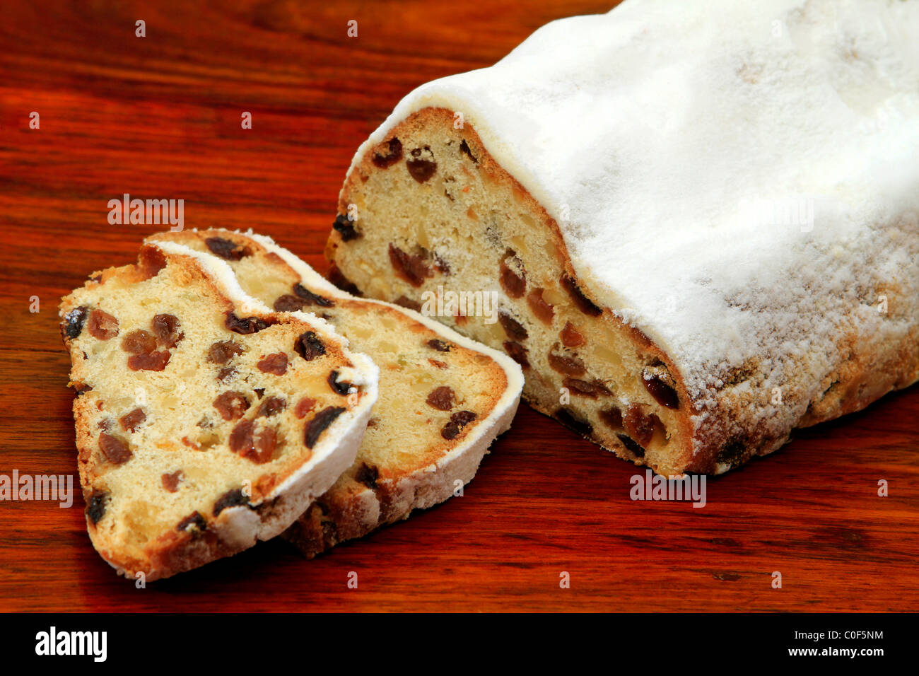 Typical German Christmas Stollen Stock Photo - Alamy