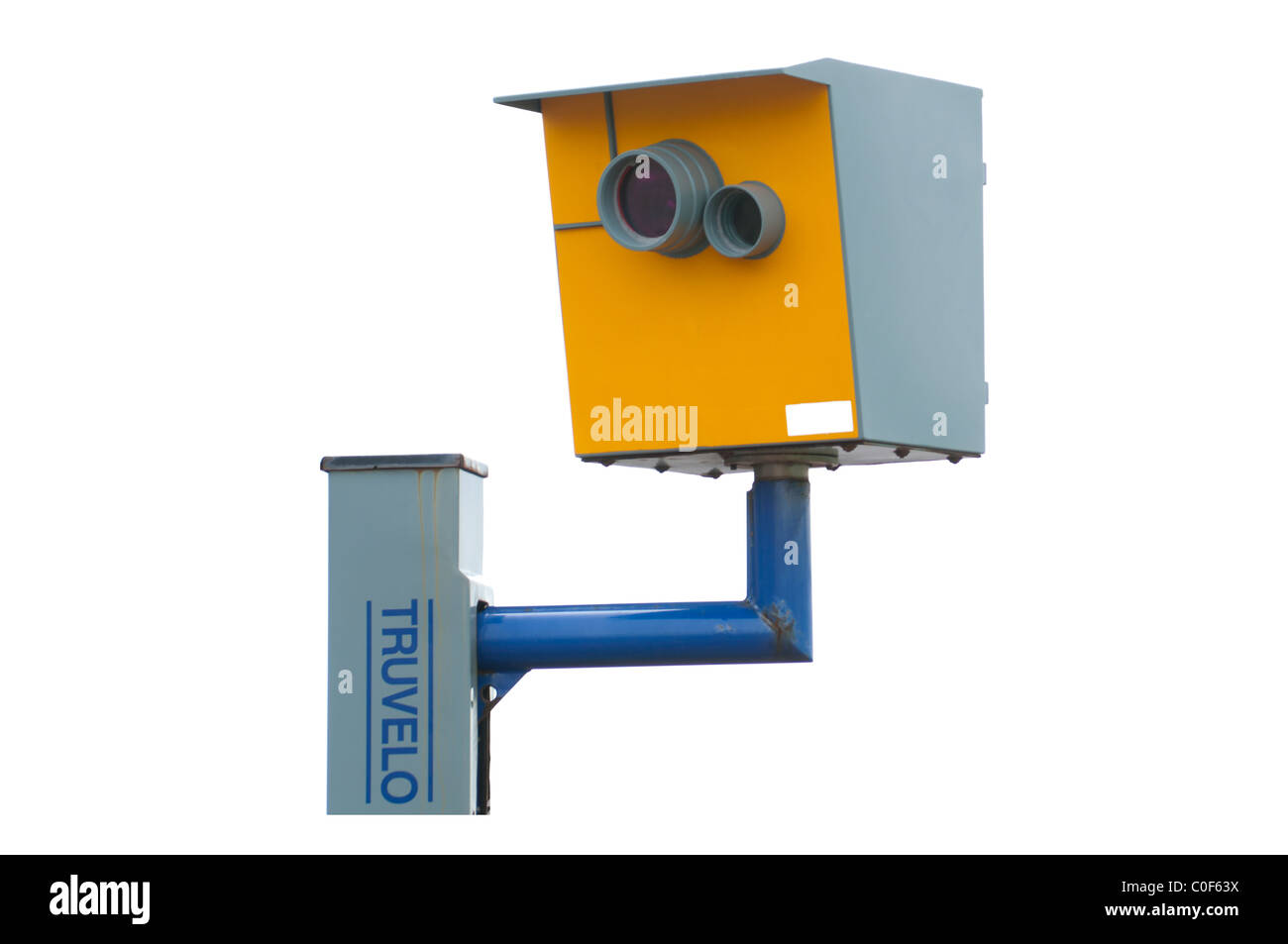 Truvelo Speed Camera on a White Background Stock Photo - Alamy