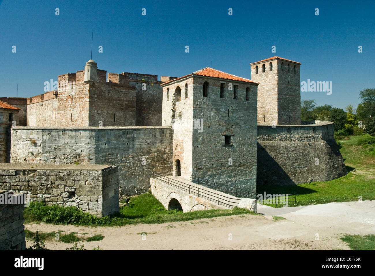 Baba Vida, a medieval fortress in Vidin in northwestern Bulgaria ...