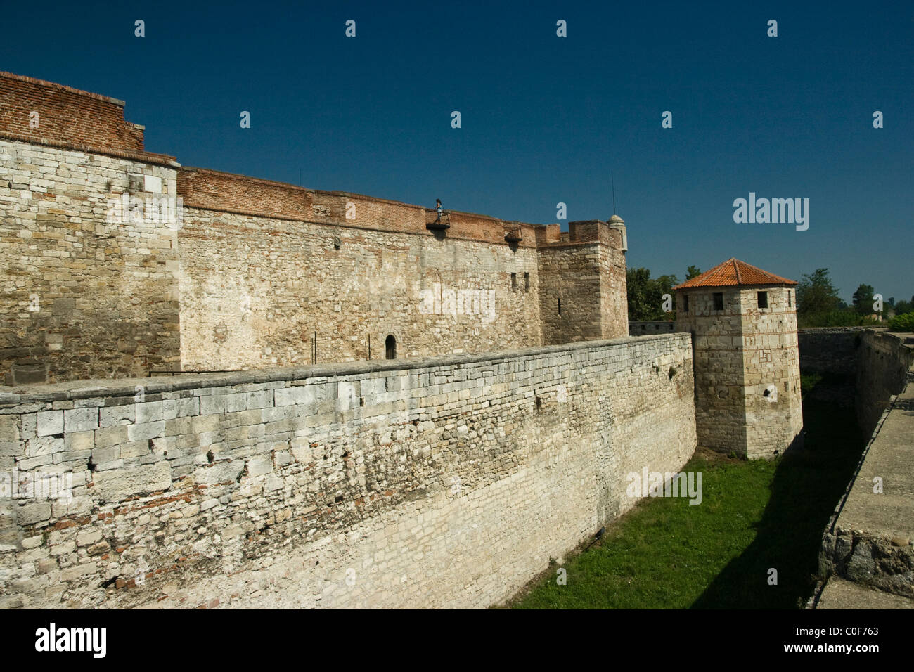 Baba Vida, a medieval fortress in Vidin, northwestern Bulgaria, Balkans ...
