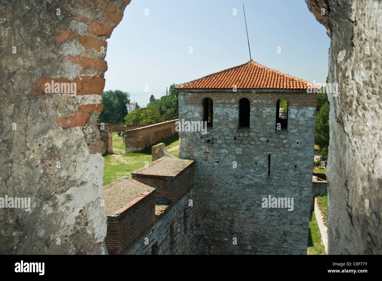 Baba Vida, a medieval fortress in Vidin, northwestern Bulgaria, Balkans ...