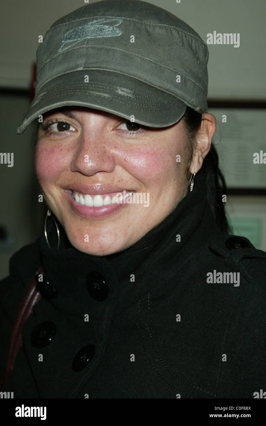 Sara Ramirez backstage at the Broadway musical "Passing Strange" at the ...