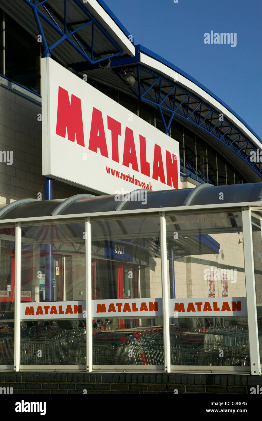 Matalan retail store sign Stock Photo - Alamy