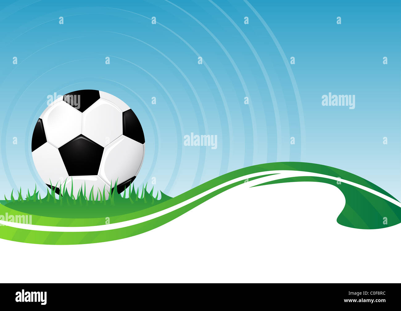 Soccer background, illustration Stock Photo - Alamy