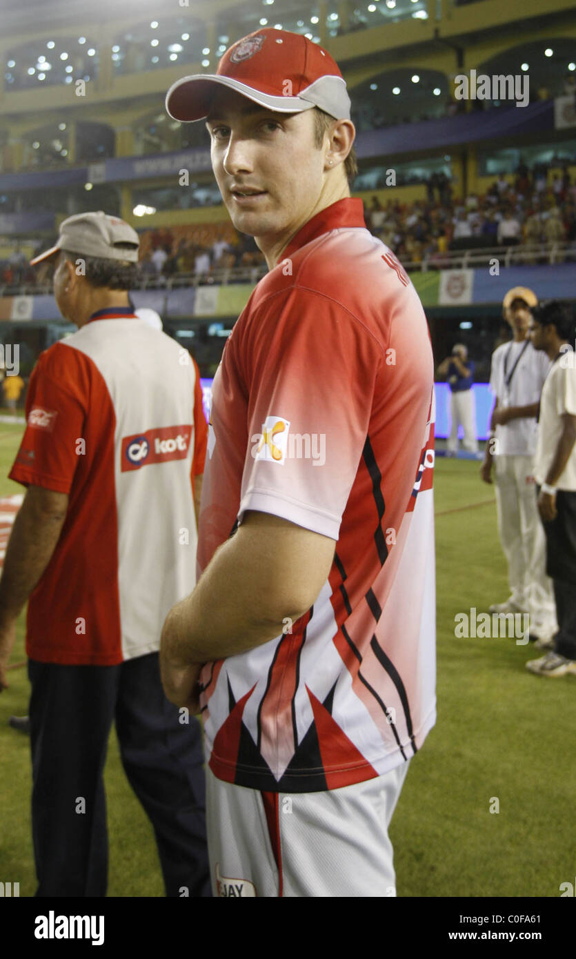 Shaun Marsh of Kings XI Punjab Kings XI Punjab versus Deccan Chargers ...