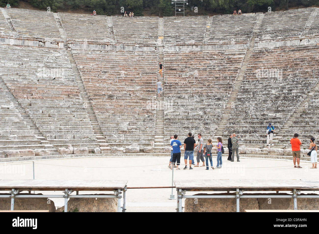Ancient epidaurus tourists hi-res stock photography and images - Alamy