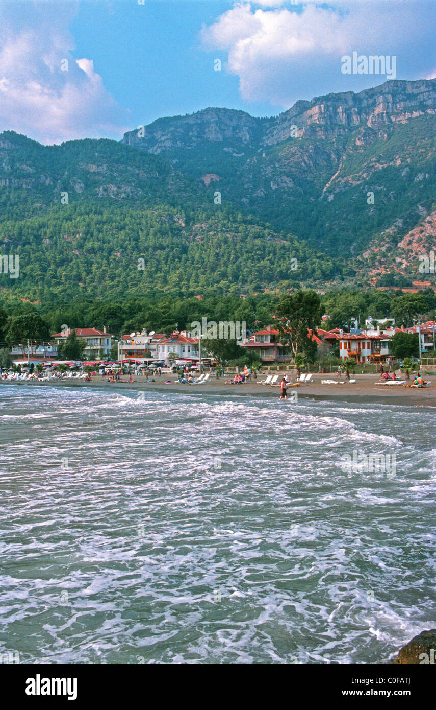 On the Dalyan River in Turkey near the loggerhead turtle nesting site ...