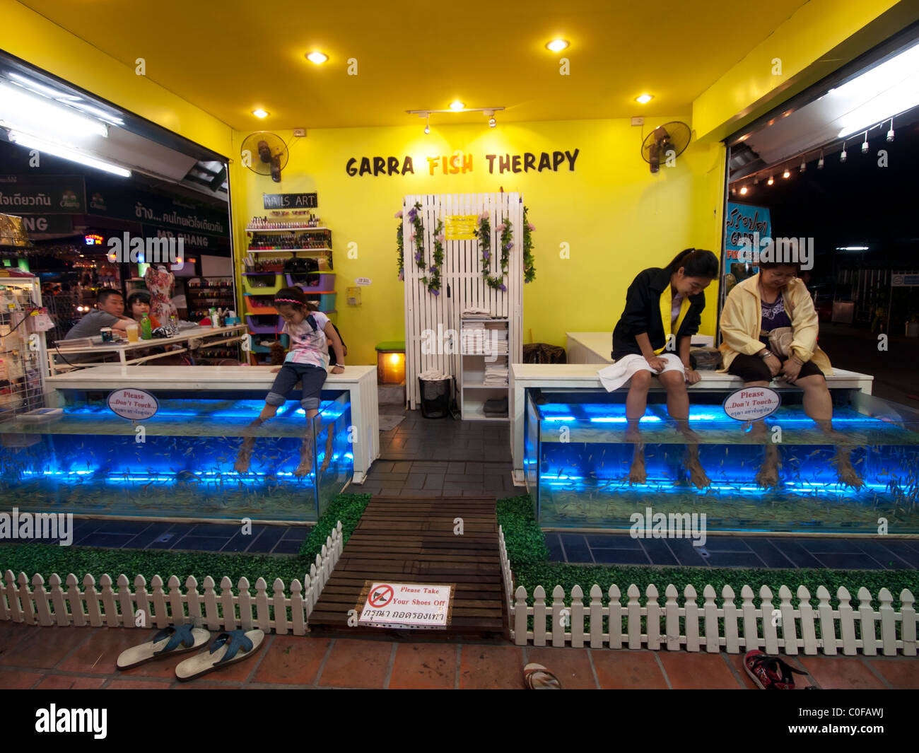 Fish cleaning feet hi-res stock photography and images - Alamy