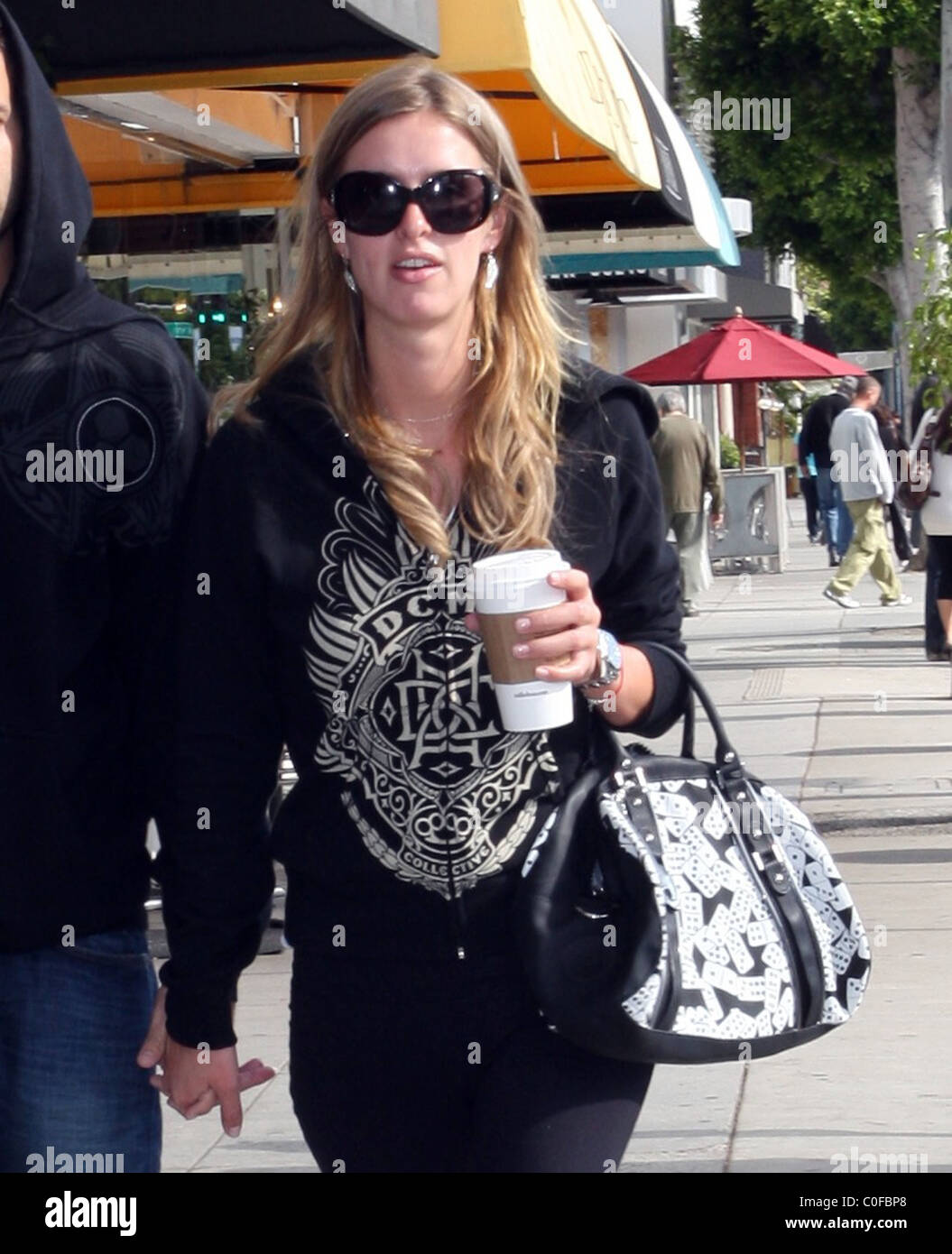 Nicky Hilton taking a romantic stroll through Beverly Hills with her ...