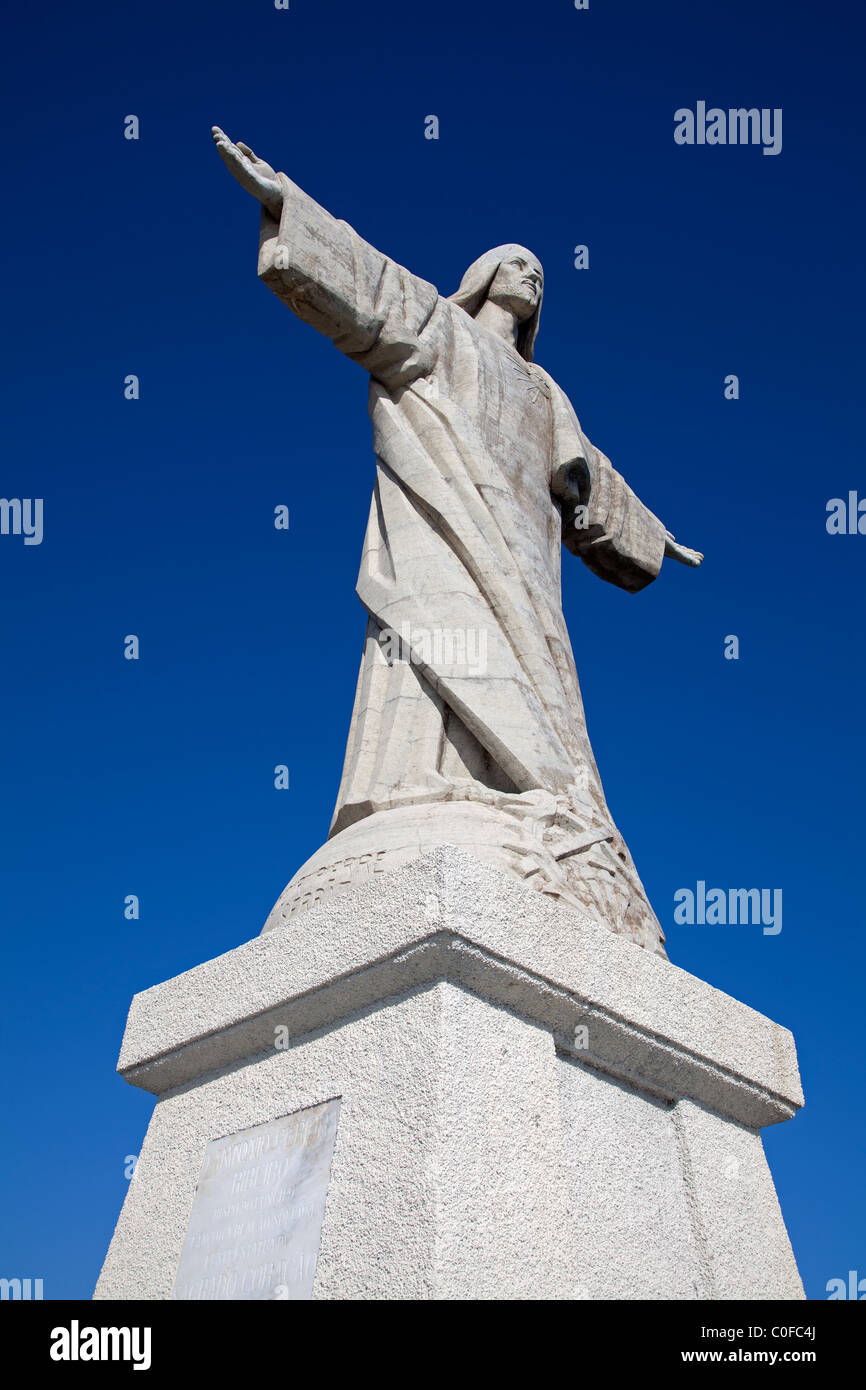 Statue of Christ Madeira Stock Photo - Alamy