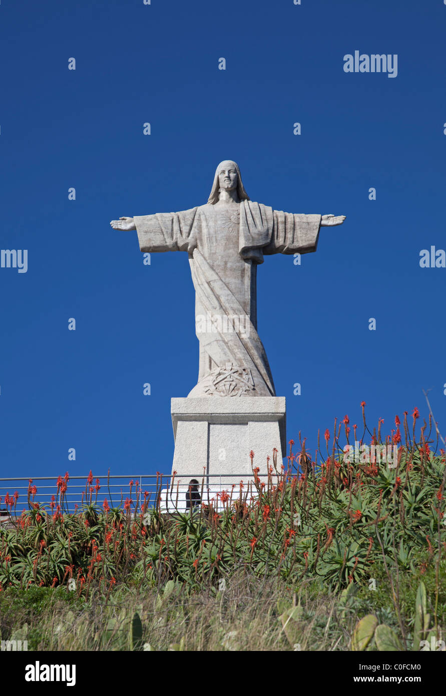 Statue of Christ Madeira Stock Photo - Alamy