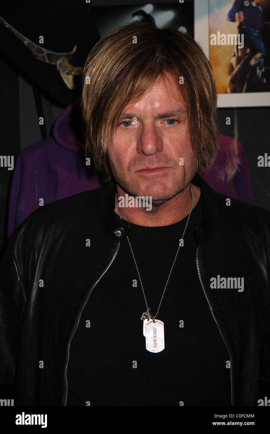 Billy Duffy The Cult are honored with a case displaying their legendary ...